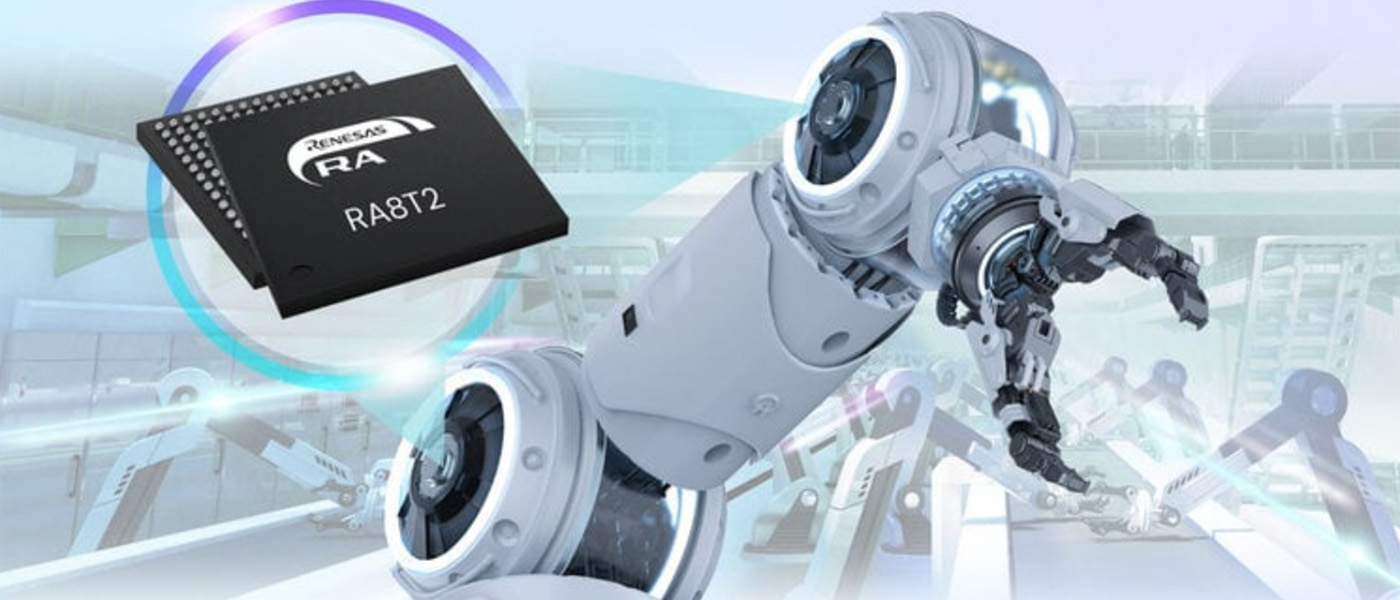 RENESAS RELEASES 32-BIT MICROCONTROLLER RA8T2