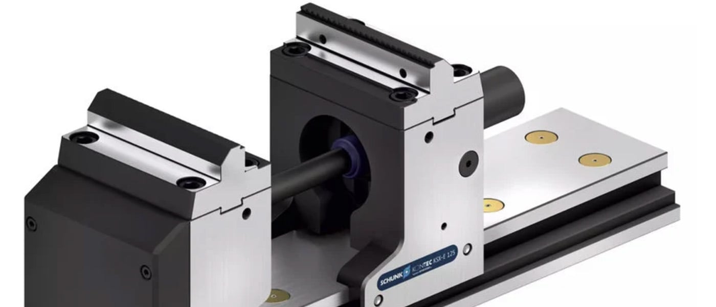 Schunk39s Powerful Double Clamping Vise With Encapsulated SCHUNK
